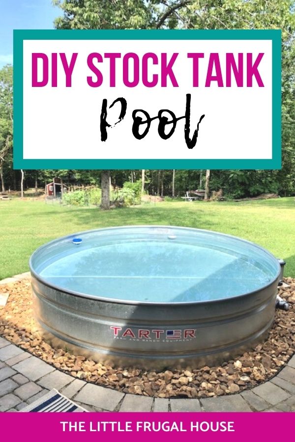 DIY Stock Tank Pool: Our Backyard Paradise - The Little Frugal House