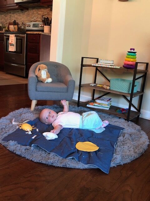 How to Make a Baby Play Area in a Living Room - The Little Frugal House