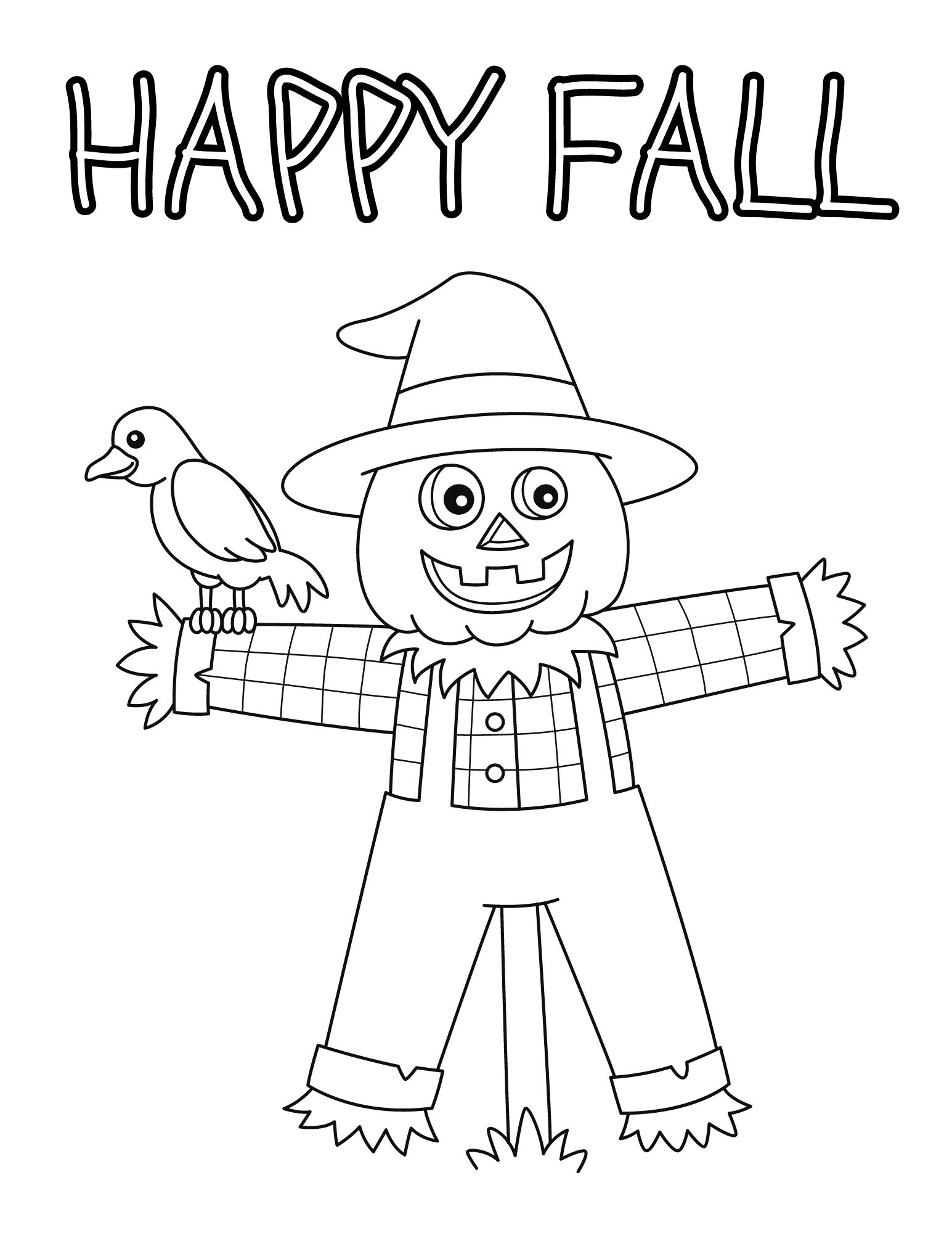 Free Printable Halloween Coloring Pages for Toddlers & Kids - The ...