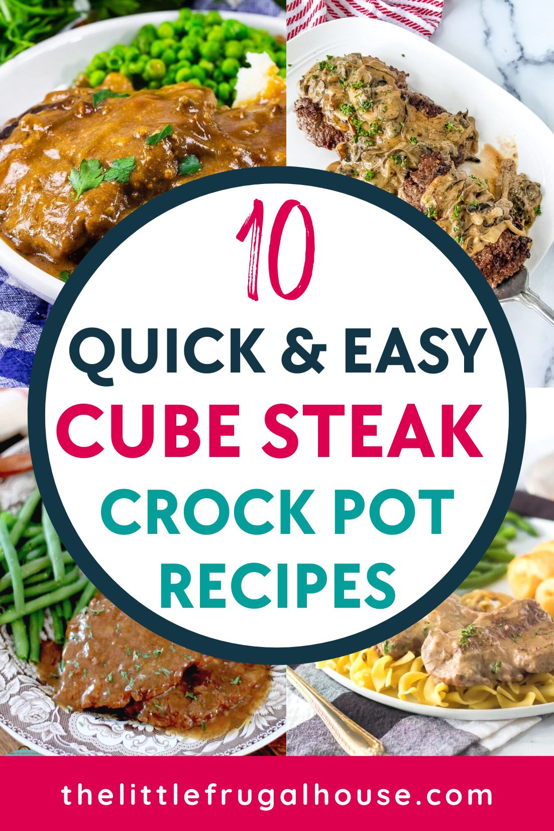 The 10 Best Cube Steak Crock Pot Recipes - The Little Frugal House