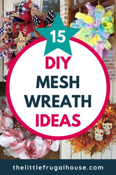 15 Easy DIY Mesh Wreath Projects You'll Love to Make